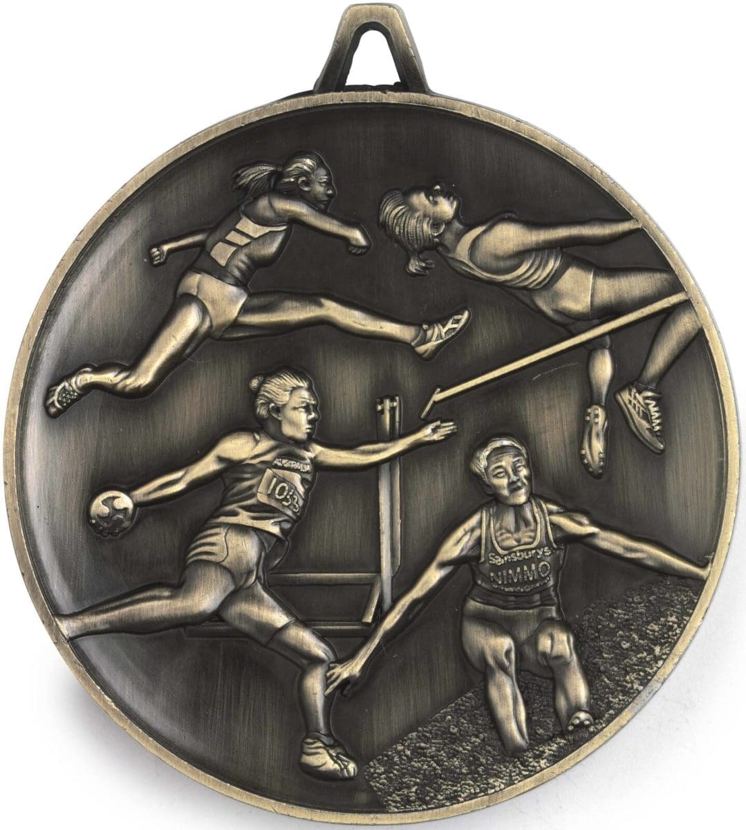Stout Track Field Female Medal - Direct Trophies and Awards