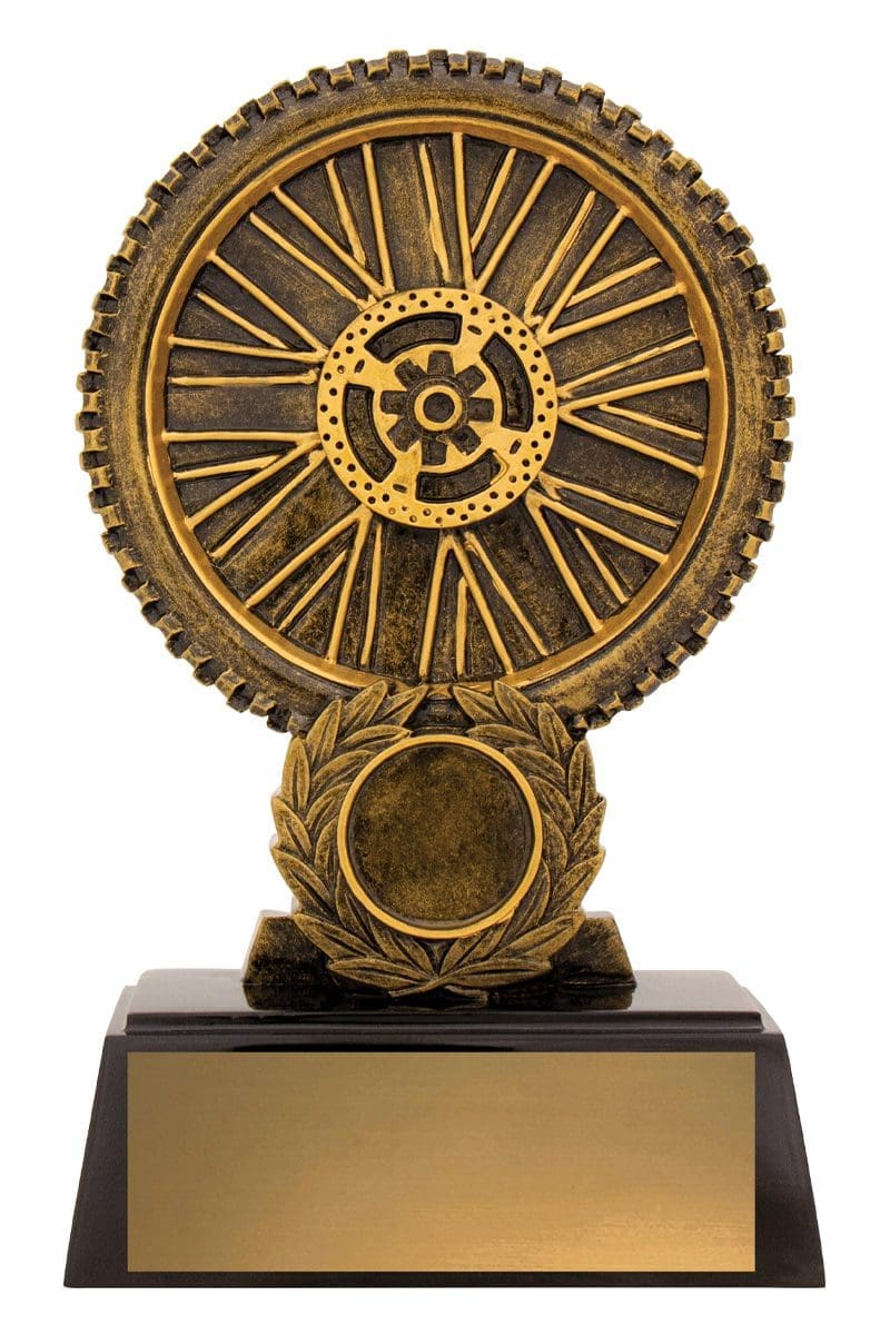 Motocross Dirt Bike Wheel Trophy - Direct Trophies and Awards