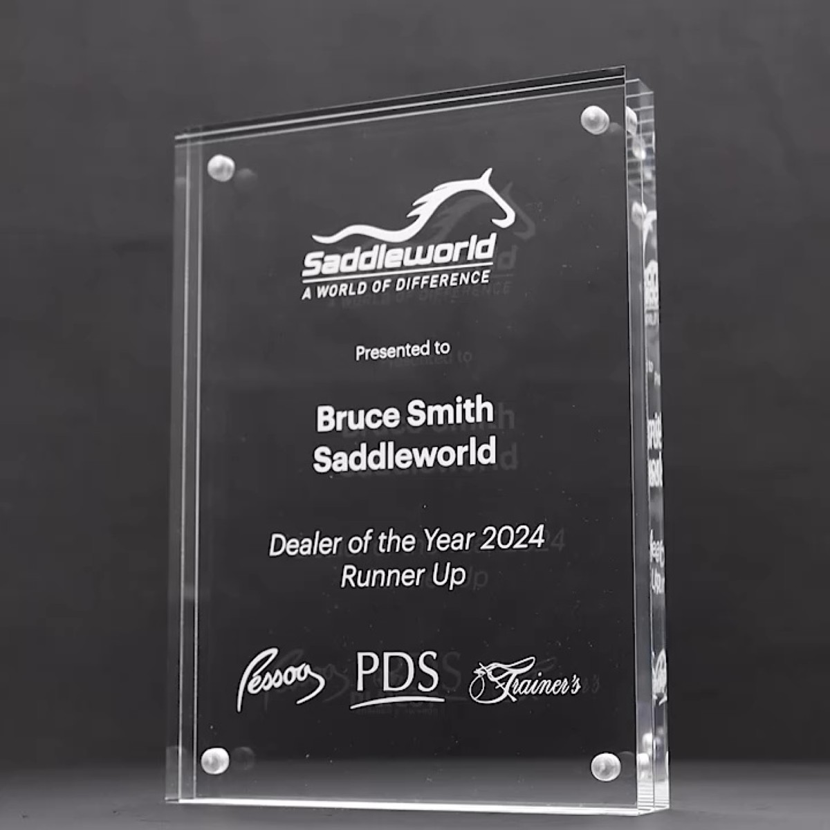 Acrylic Sabrix Block Trophy - Direct Trophies and Awards