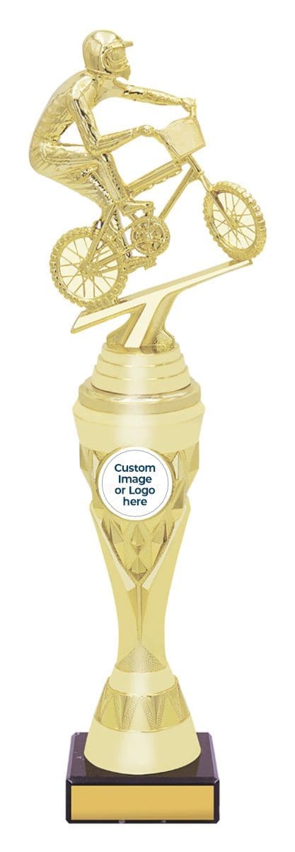 BMX Trajectory Gold Trophy - Direct Trophies and Awards