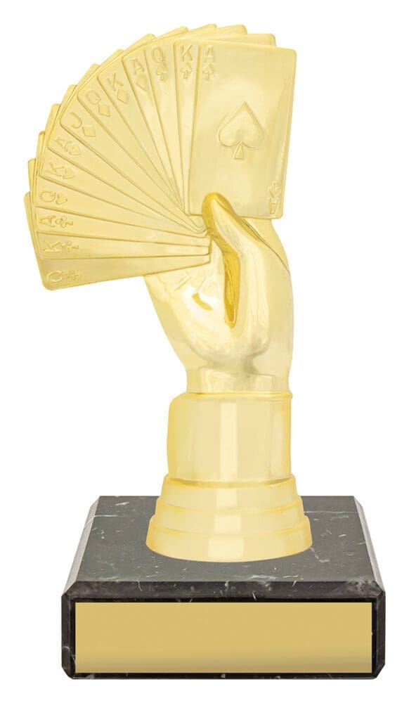 Cards Bridge Figure Trophy - Direct Trophies and Awards