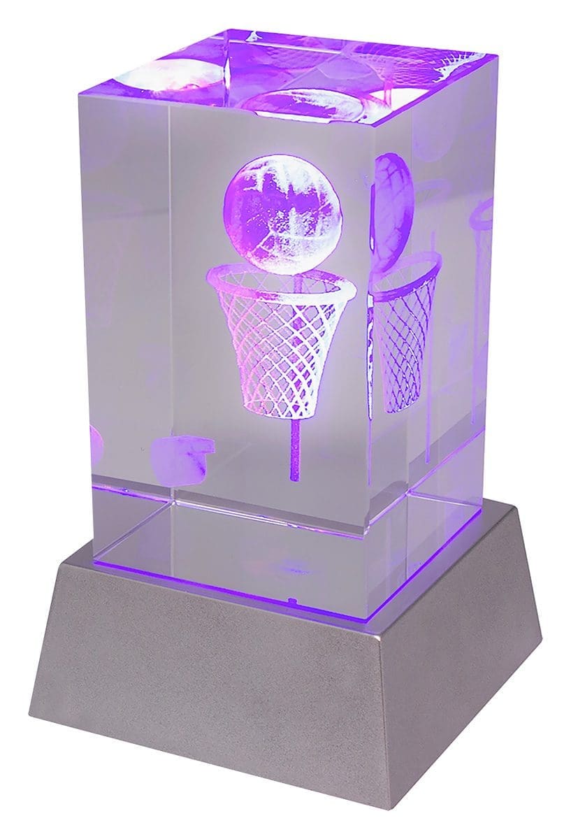 Luminary Netball Crystal Trophy - Direct Trophies and Awards