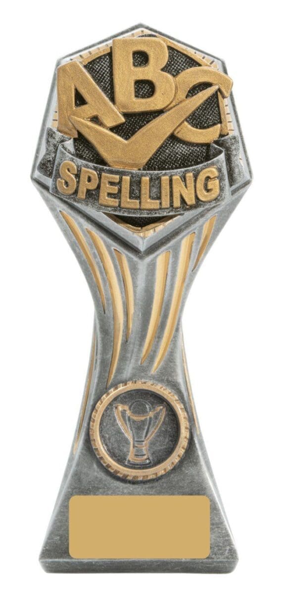 Gladiator Spelling ABC Trophy - Direct Trophies and Awards