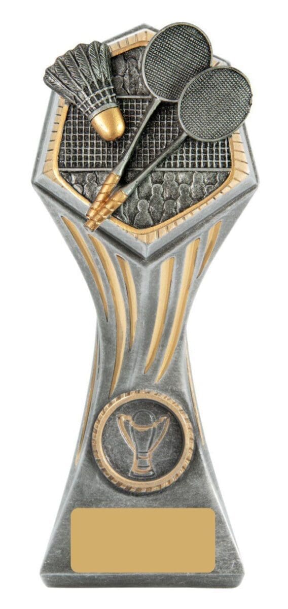 Gladiator Badminton Trophy - Direct Trophies and Awards